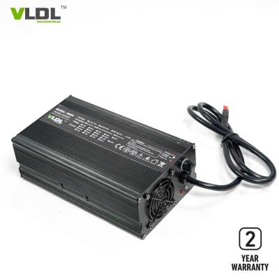 China Max 54.6V Or 58.4V 8A Smart Battery Charger For 48V Lithium Ion Battery Pack for sale