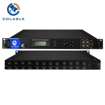 China 8 12 16 24 HDMI à codificação do modulador MPEG4 AVC H 264 Vdieo do codificador do RF HD à venda