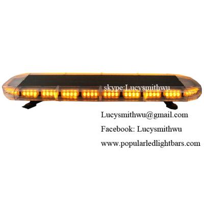 China LED warning light  emergency lightbar/ led barra/ 12-24V 1W LED PANEELIMAJAKKA，Patrol Lightbar ST9400  Black dome for sale
