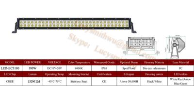 China 180W Cree Led work lights off road light/Juegos de faros/LED arbeidslys Faros LED-BC3180 for sale