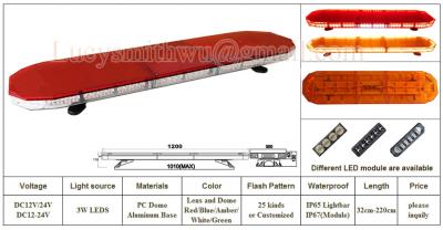 China 3W Led amber lightbar , Barra de Luces,LED lysbjelke med ,Puentes Luminiosos ST9408 for sale