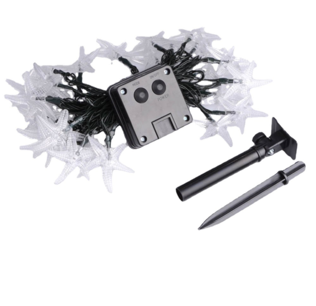 Solar String Lights installation example