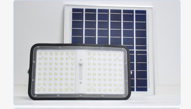 Solar Flood Light showing high-intensity LED illumination
