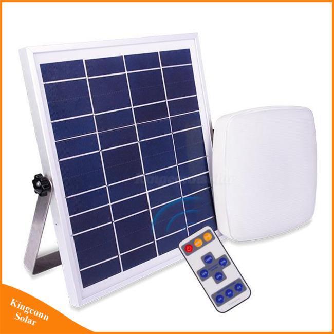 Solar ceiling light showing illumination and design features