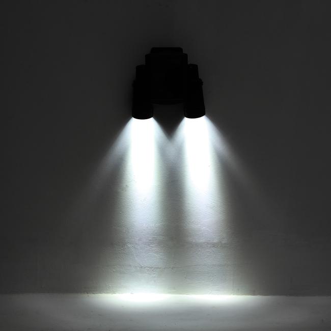 Infrared motion sensor demonstration showing detection zone