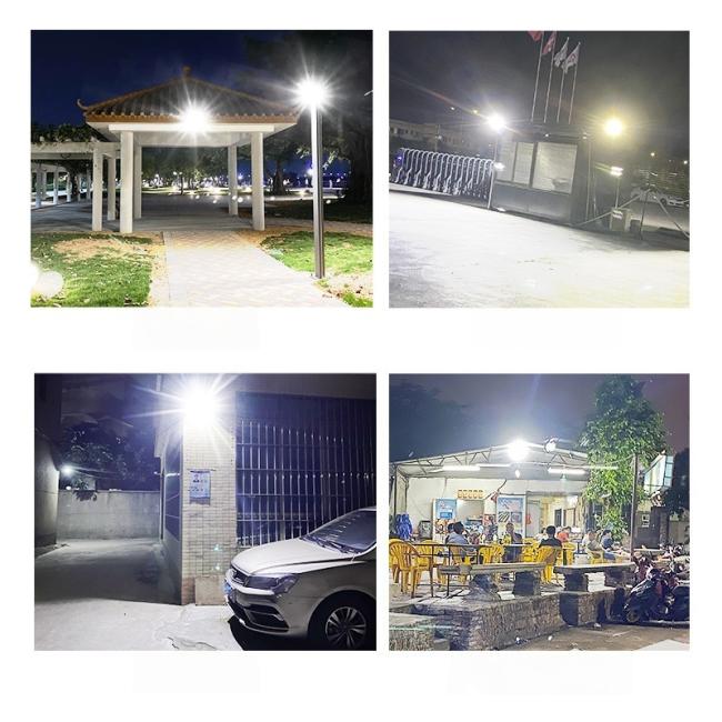 Durable solar flood light in various weather conditions