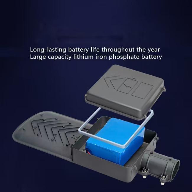 Solar light battery and control system