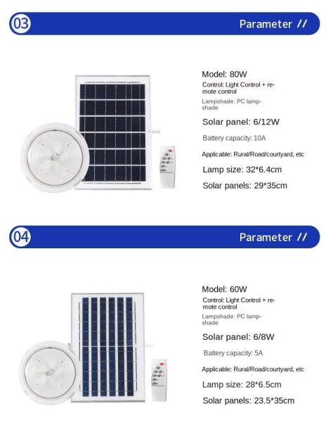 Quality Multiple Modern Round Interior LED Solar Ceiling Light IP65 For Home Office Use for sale