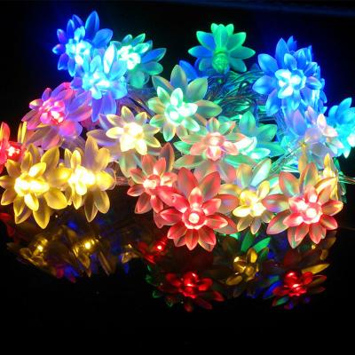 China Plastic Warm White Colorful Solar Decorative Lights For Christmas Decoration Illumination for sale