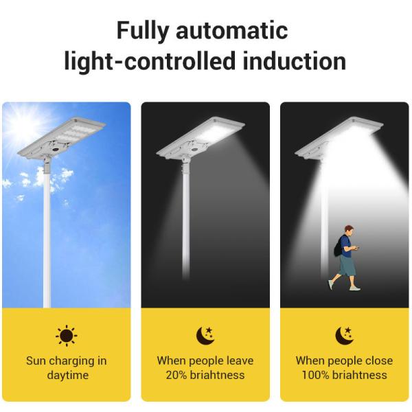 Quality Integrated Solar Street Light With High Efficiency Lithium Battery For Tropical for sale