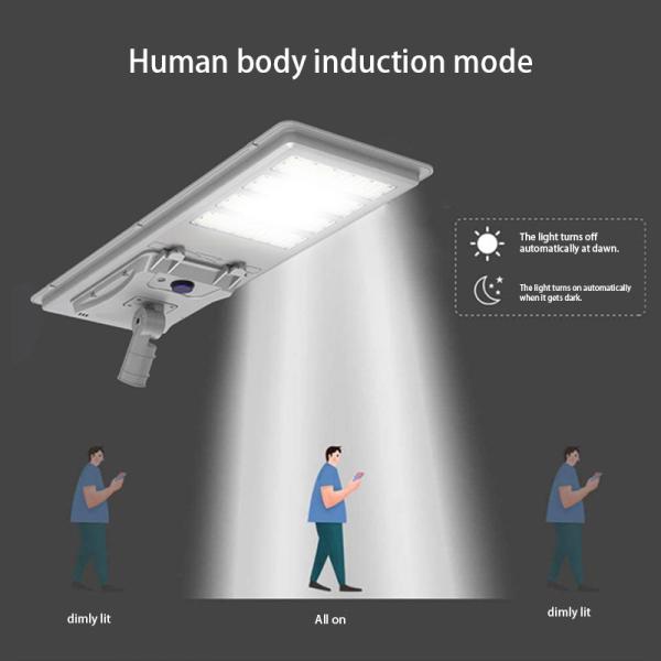 Quality IP65 80W Solar Street Light Integrated With Motion Sensor Waterproof Sidewalk for sale