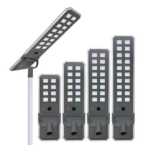 Quality 80W 100W 150W Smart All In One Solar Street Light With Dusk To Dawn PIR Sensor for sale