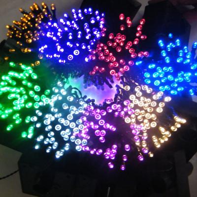 China 100 LEDs Multi Color LED Solar String Light For Outdoor Use IP44 Weatherproof for sale