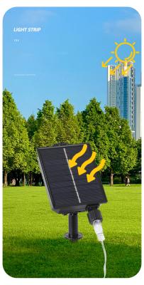 China Warm White Solar Fairy String Lights with 72-Hour Runtime and 2000mAh-5000mAh Battery for Multi-Scene Applications for sale