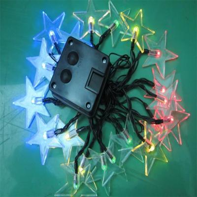 China High-Efficiency Solar Star String Lights with 72 Hours Operation 3W Power and 1.2V Voltage for Garden Decoration for sale