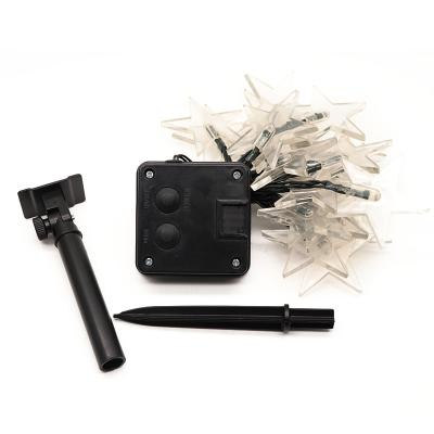 China High-Efficiency Solar Star String Lights with 72 Hours Operation 3W Power and 1.2V Voltage for Garden Decoration for sale