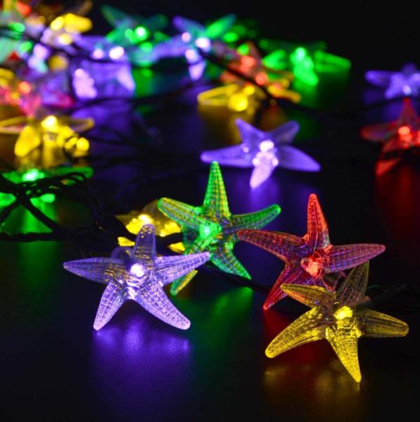 Quality Solar String Lights with 500-1200 Lumens Memory Function and No Wiring Installation for Festive Displays for sale