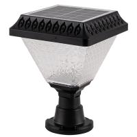 Quality High Brightness Solar Pillar Lights For Garden Porch Landscape Decor for sale