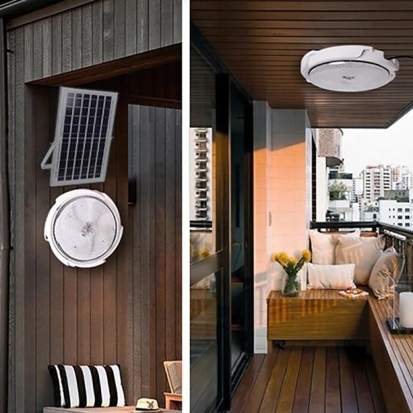 Quality Street Home Garden Solar Ceiling Light Indoor With Intelligent Control System for sale