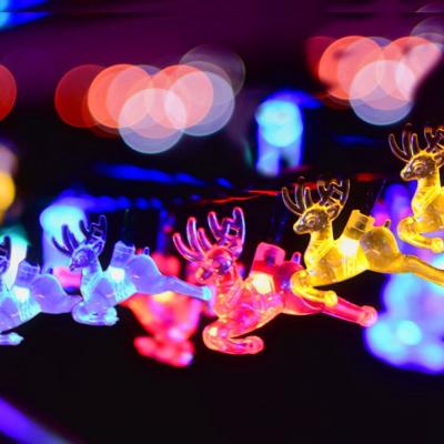 China Flexible solar strip string lights with Color-Changing for Holiday Decor for sale