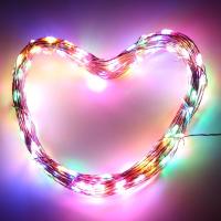 Quality Flexible solar copper wire lights with IP65 rating Perfect for street and yard for sale