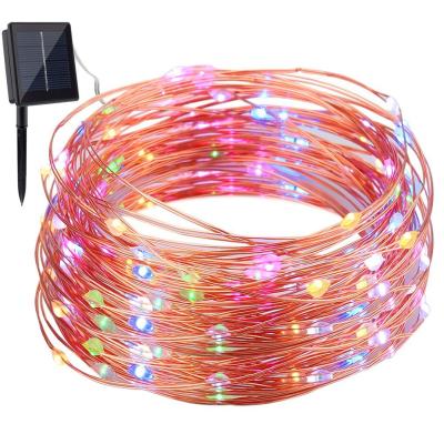 China Solar RGB String Lights With Remote Control For Street And Landscape Decor for sale