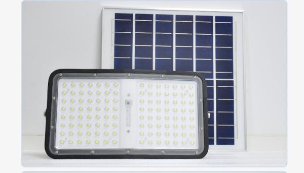 Quality Powerful Curved LED Solar Flood Light With Motion Sensor For Garden Lighting for sale