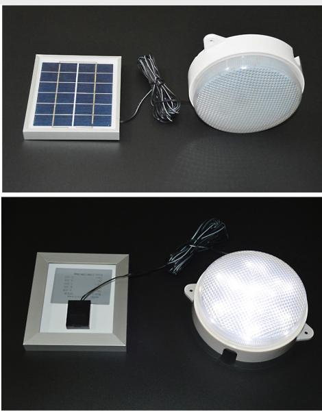 Quality High Brightness Solar Ceiling Light with Motion Sensor for Garage Security for sale