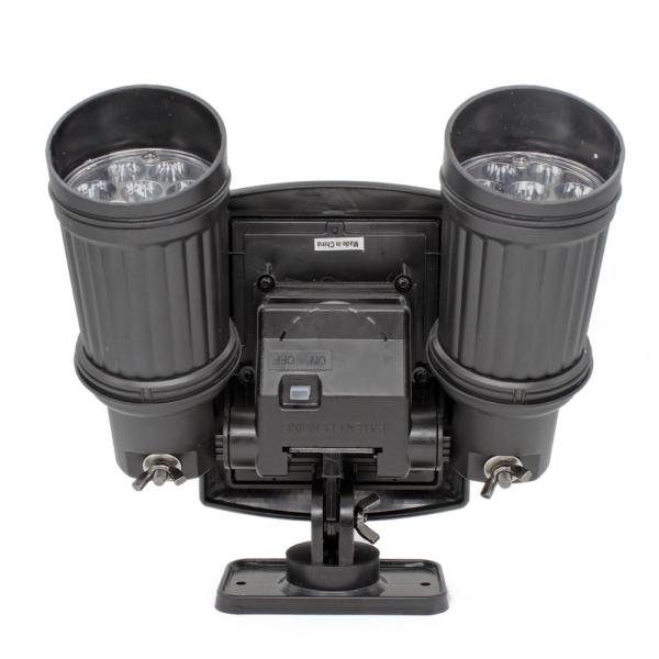 Quality 400lm Dual Head LED Outdoor Solar Spotlights IP65 With PIR For Garden Lighting for sale