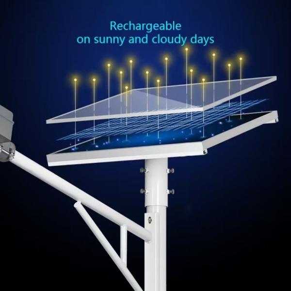 Quality Height Split LED Solar Street Light Compact Panel For Garden Landscapes for sale