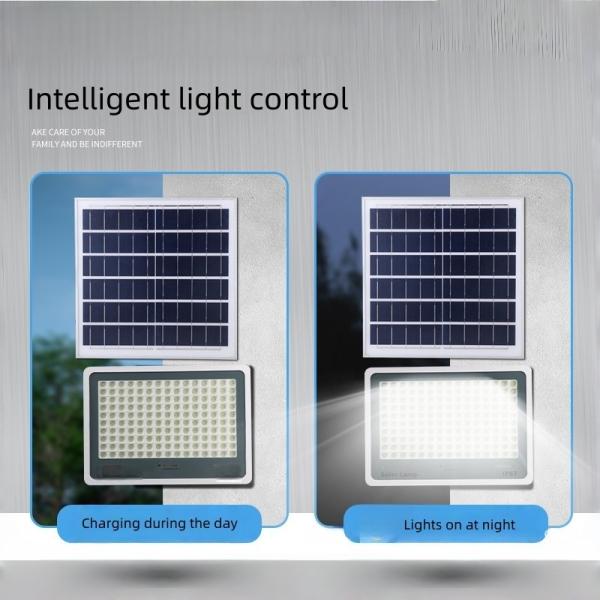 Quality LED Solar Flood Light With Remote Control Adjustable Brightness for Outdoor for sale
