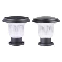 Quality LED Solar Pillar Light With High-Efficiency Solar Panel Long Battery for Fence & for sale