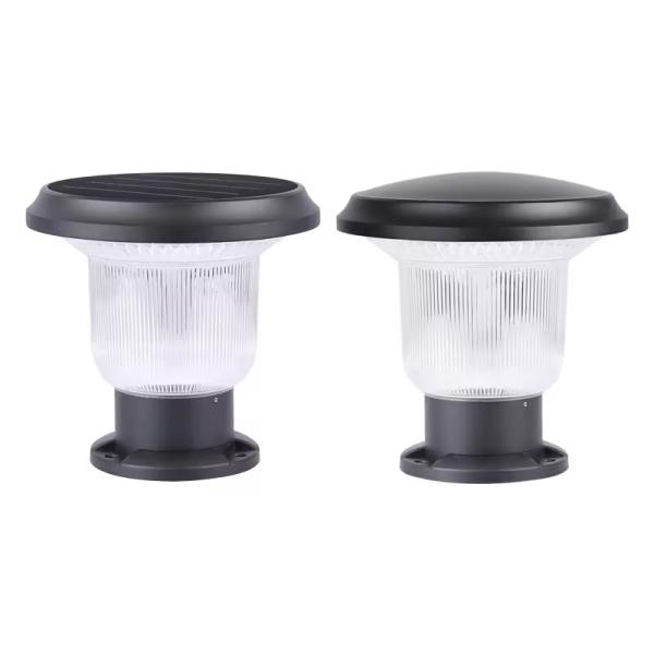 Quality LED Solar Pillar Light With High-Efficiency Solar Panel Long Battery for Fence & Driveway for sale