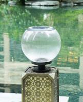 China Intelligent Light Control + Remote Control Solar LED Post Light Three Color Modes Waterproof & Rustproof for sale