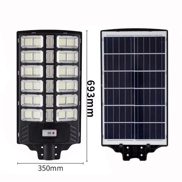 Quality IP66 Rated Solar Street Light High Power LED 180W/240W/300W ABS All One Street Lamp App Control Lamp for sale