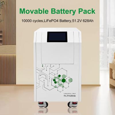 China 51.2V 16S 628Ah 32kWh LiFePO4 Battery Module, Built-in Full BMS Protection System, Max 200A Discharge Current, 6000+ Deep Cycles Lithium Iron Phosphate Battery, For Home Solar System, Off-Grid Villa, for sale
