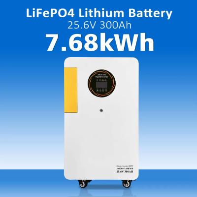 China 3.6kw+7.68kwh Home Solar Battery Backup | All-In-One Inverter & LiFePO4 Battery for Off-Grid Living for sale