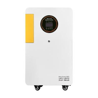 China 3.6KW Hybrid All in One Solar Storage System 7.68KWh Movable Off Grid Solar Power Station for Home Use for sale