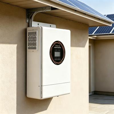 China 3.6KVA 3.6KW Hybrid Solar Inverter 24V Battery 230VAC 50/60Hz Pure Sine Wave 5000W PV Input MPPT 60-500VDC RS485 CAN Off Grid Solar Inverter for sale