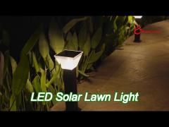 solar stake lawn lights warm white auto on off villa courtyard lighting