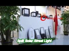 split solar street light high lumens outdoor ip65 waterproof for garden