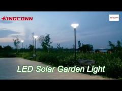 smart led solar garden light remote control rgb color changing courtyard lamp