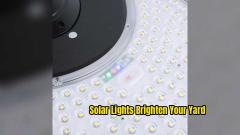 Solar Courtyard Lights Eco Friendly Outdoor Lighting