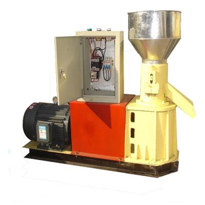 Cina Fabbricazione della pallina del mangime per pesci di Mini Flat Die Pellet Mill SKJ2-200 11KW dell'azienda agricola in vendita