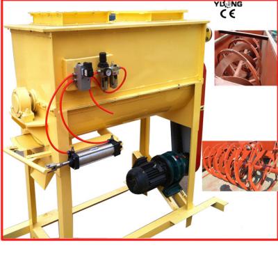 China 0.5CBM Twin Screw Animal Feed Mixer SHJ500 6 Min 250KG/ Batch for sale