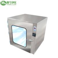 China Static Cleanroom Pass Through Chamber 600x600mm with UV Sterilization and Fingerprint Lock for sale