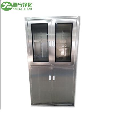 China YANING Pharmacy Medicine Cabinet Hospital Furniture Medical Instrument Tool Chest Stainless Steel OT Cabinet for Operation Room for sale