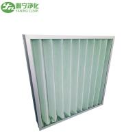 China G4 Pleated Panel Pre Air Filter 250Pa Polyester Fiber CE ISO Approved for sale