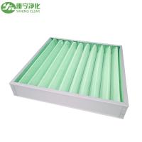 China G4 Pleated Panel Pre Air Filter 250Pa Polyester Fiber CE ISO Approved for sale