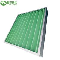China G4 Pleated Panel Pre Air Filter 250Pa Polyester Fiber CE ISO Approved for sale